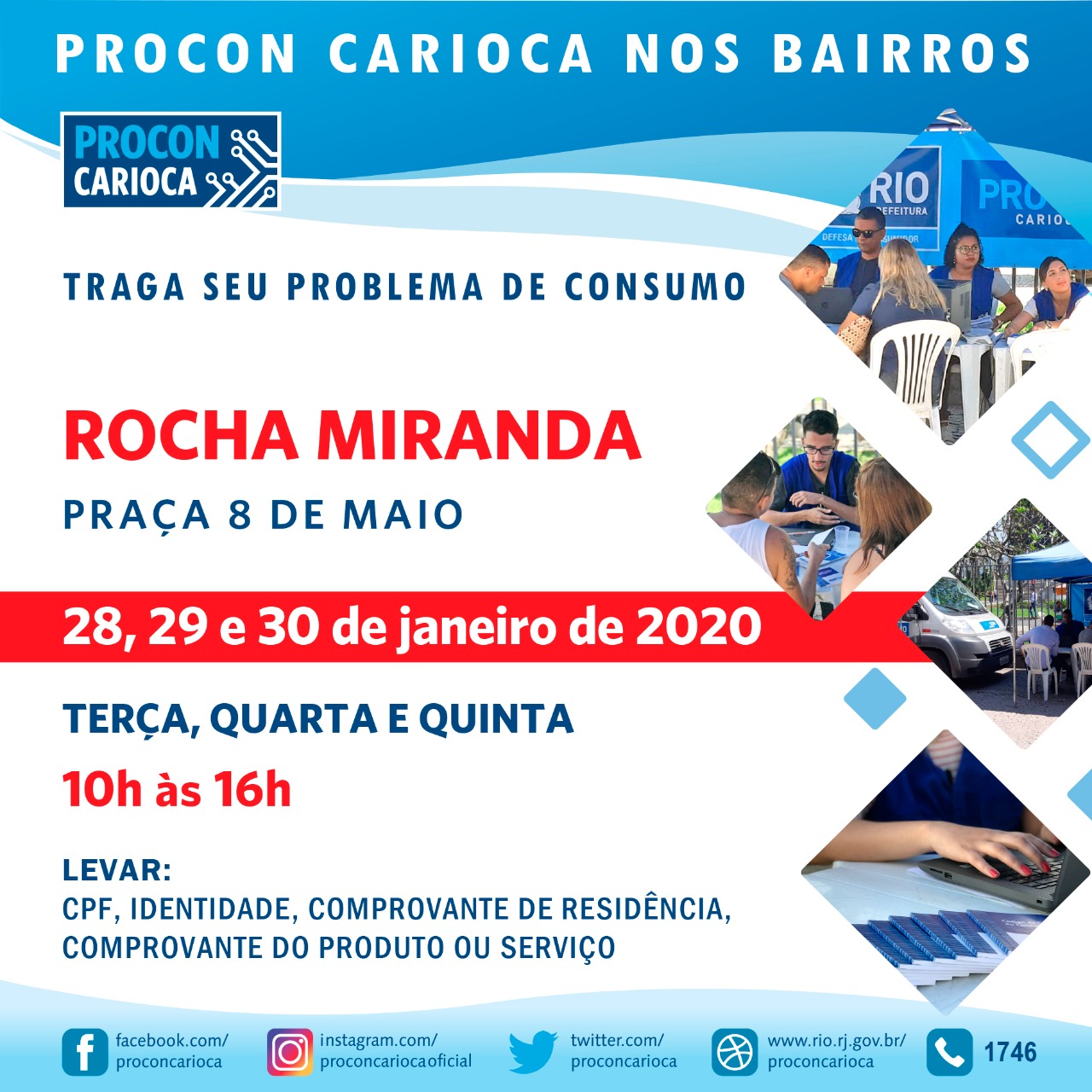 Procon Carioca atende em Rocha Miranda - Prefeitura da Cidade do Rio de ...