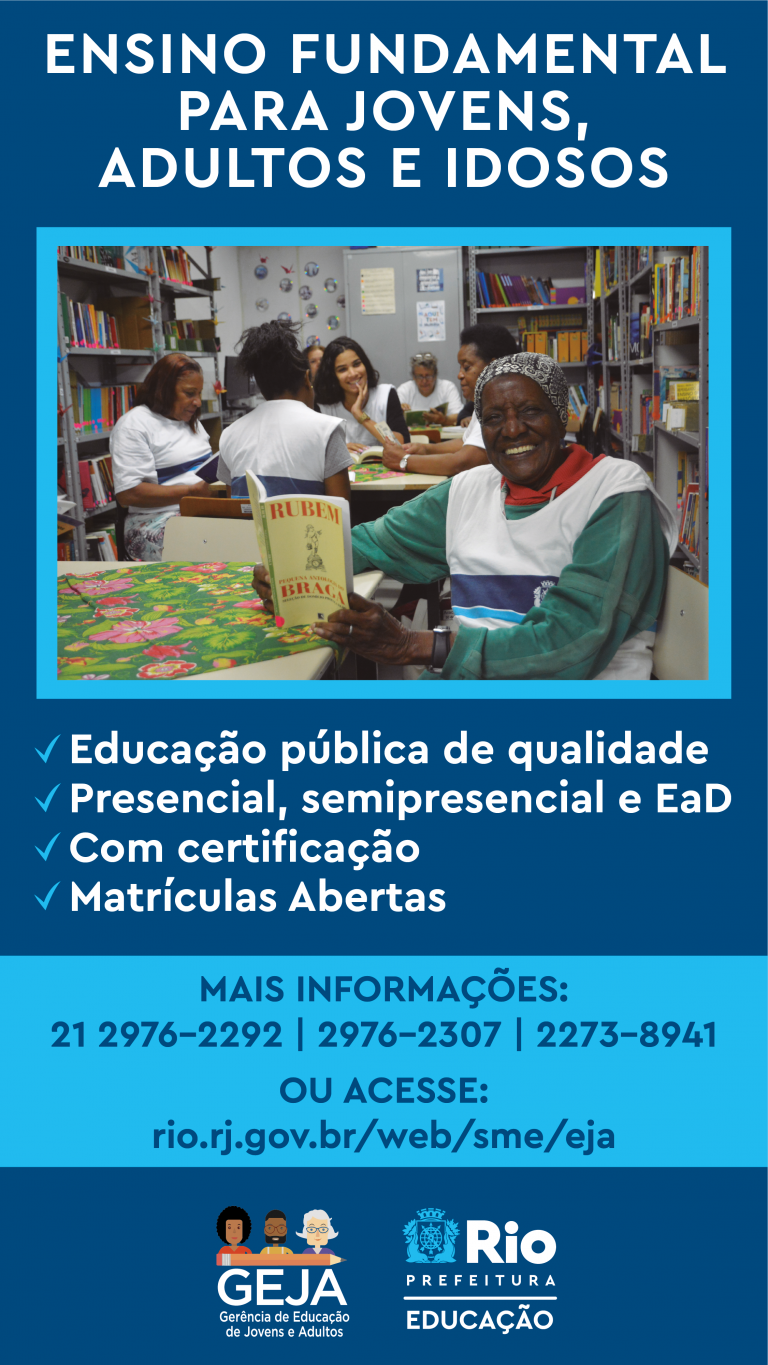 Educação de jovens e adultos está com matrículas abertas para quem tem ...