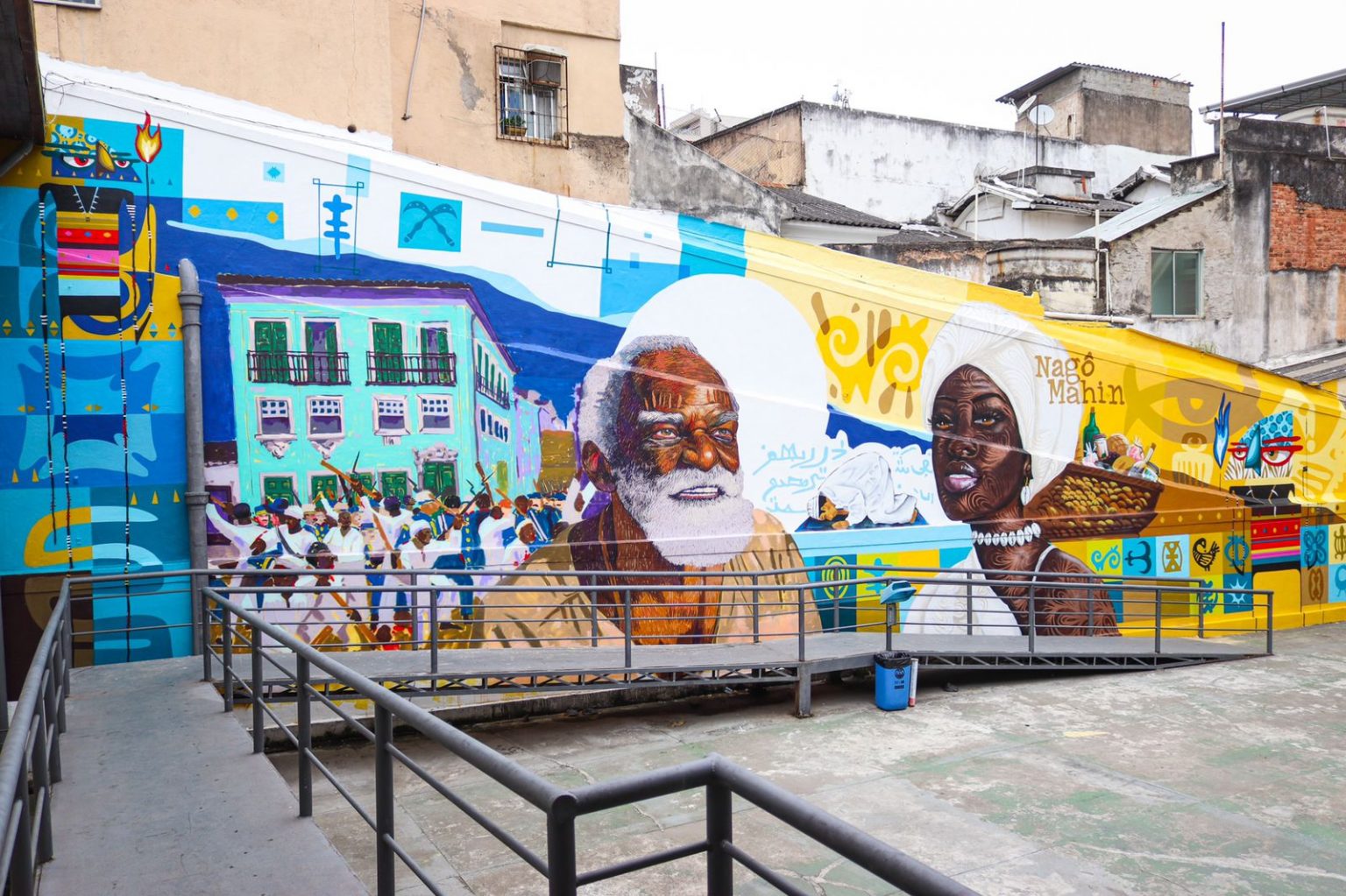 Muhcab exibe grafite com verdades sobre escravidão e abolição no Brasil ...