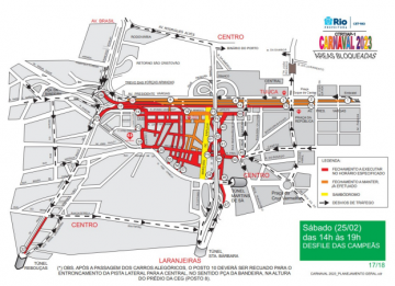 CET-Rio monta esquema especial de trânsito para o Desfile das Campeãs ...