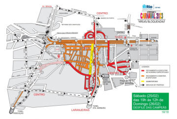 CET-Rio monta esquema especial de trânsito para o Desfile das Campeãs ...