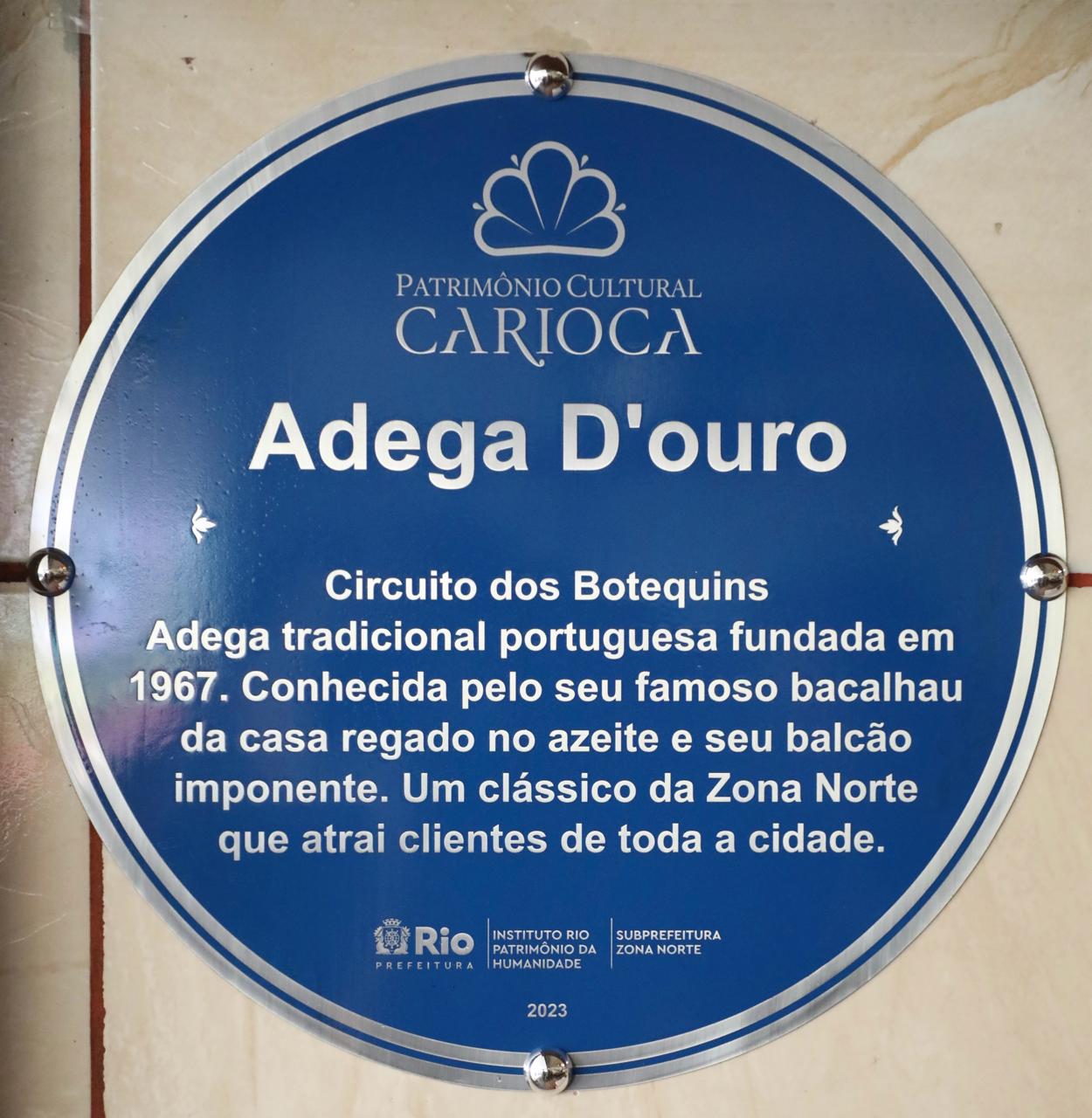 Bares tradicionais do Rio recebem placa de Patrimônio Cultural Carioca ...